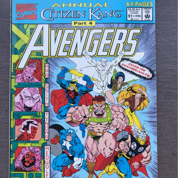 Marvel | Other | Marvel Citizen Kang Part 4 Avengers 2 1992 64 Pages ...